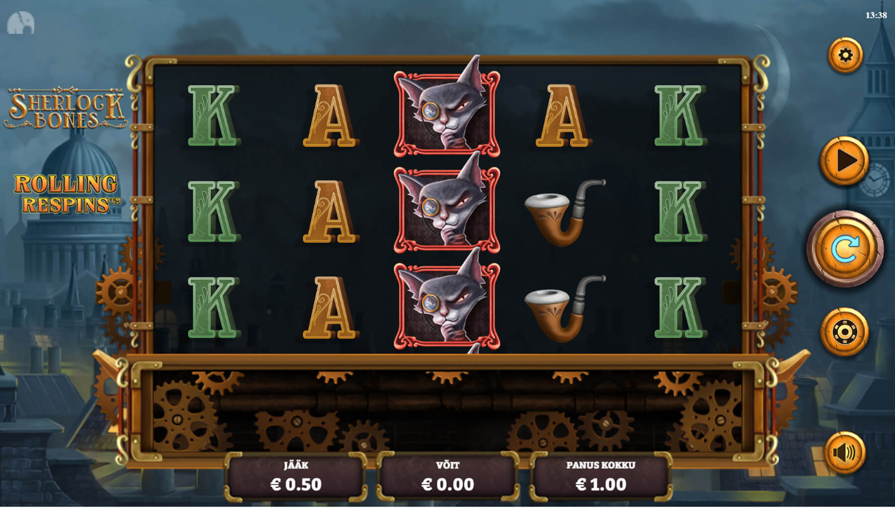 Sherlock Bones (Relax / Electric Elephant) sloti arvustus